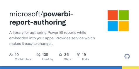 Github Microsoft Powerbi Report Authoring A Library For Authoring Power Bi Reports While
