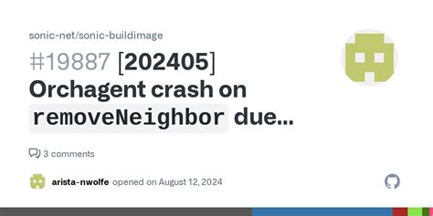 202405 Orchagent Crash On `removeneighbor` Due To `saistatusinvalid