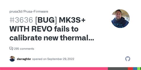 Bug Mk3s With Revo Fails To Calibrate New Thermal Model · Issue