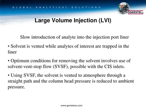 Ppt Large Volume Injection Powerpoint Presentation Free Download Id 2280818