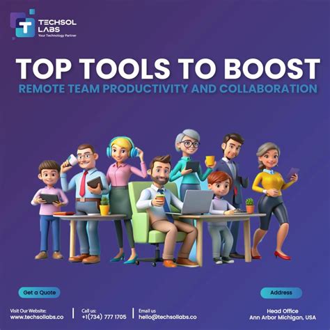 Techsol Labs On Linkedin 🚀 Top Tools To Boost Remote Team Productivity And Collaboration With…