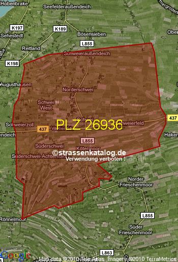 Postleitzahlgebiet 26936 - PLZ