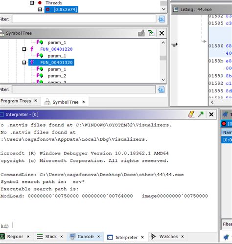 How To Pass Program Parameters To Ghidras Debugger Windbg Via Gadp
