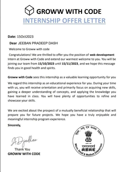jeeban pradeep dash on linkedin internship webdevelopment