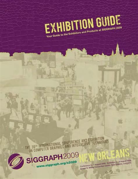 Exhibition Guide Acm Siggraph