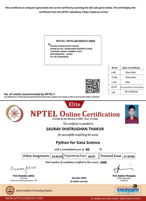 saurav thakur on linkedin datascience nptel swayam
