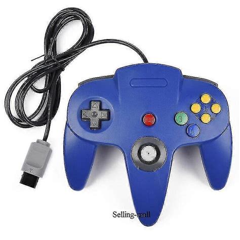 2 Pack Classic Wired N64 Controller Retro Games 64 Bit Gamepad Joystick Replacement Fruugo Se