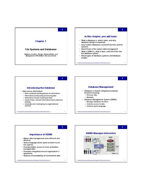01 Chapter Pdf Databases Relational Model