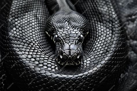 Premium Photo Black Python Skin Background Wallpaper High Quality High Resolution