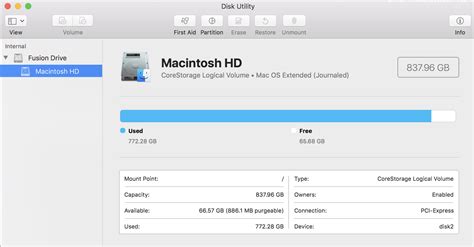 Macos Disk Space Given Back To Mac HD After Removing Partition But Is Not Usable Ask Different