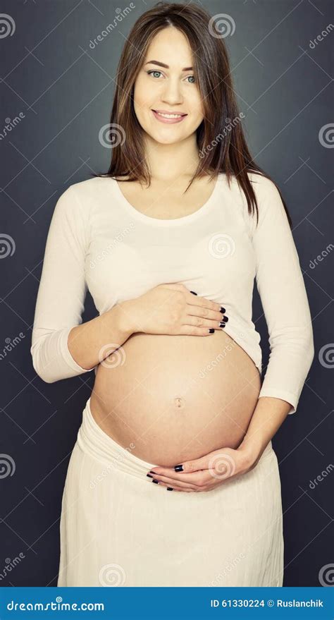 Gravid Kvinna Arkivfoto Bild Av Mamma Folk Havandeskap