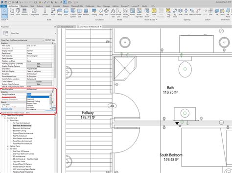 solved floor still visible outside the 1200mm view depth autodesk