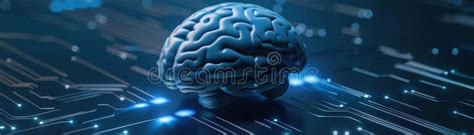 Braincomputer Interface Language Translation Stock Illustration