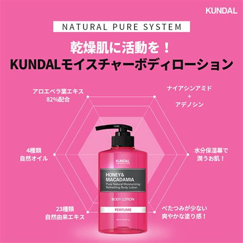 楽天市場KUNDAL公式クンダルモイスチャーボディローション500ml Moisture Body Lotion 500mlアロエベラ