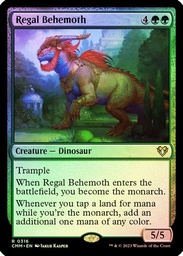 Regal Behemoth Commander Masters Star City Games
