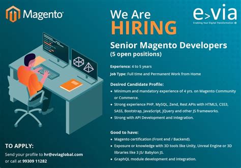 Evia Information Systems Pvt Ltd On Linkedin Hiring Hiringnow