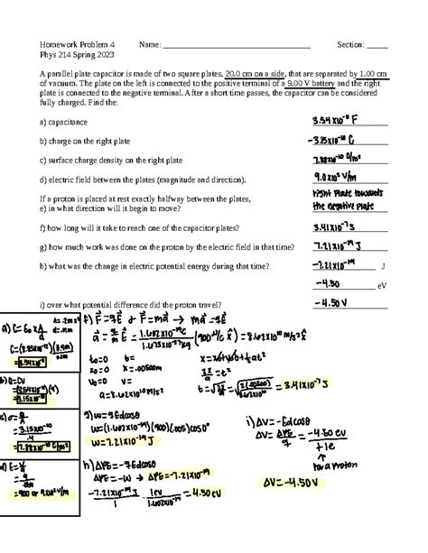 phys 2 hw 4 homework teacher jennifer meyer homework problem 4