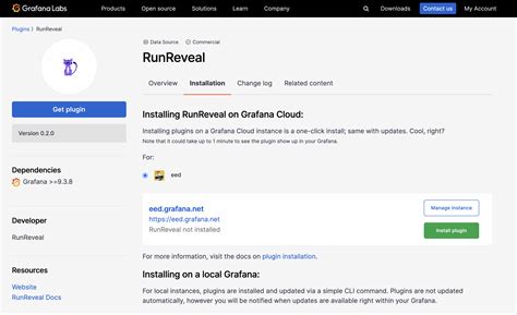 grafana runreveal docs