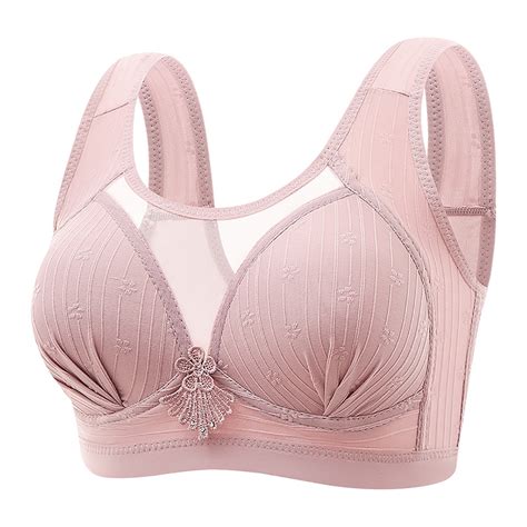 Gaqlive Womens Size Bra Full Bust Bra Sexy Lace Bra Push Up Brassiere Bra Thin Cup Bra Low Cut