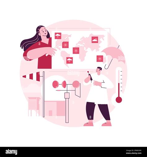 meteorology abstract concept vector illustration met station