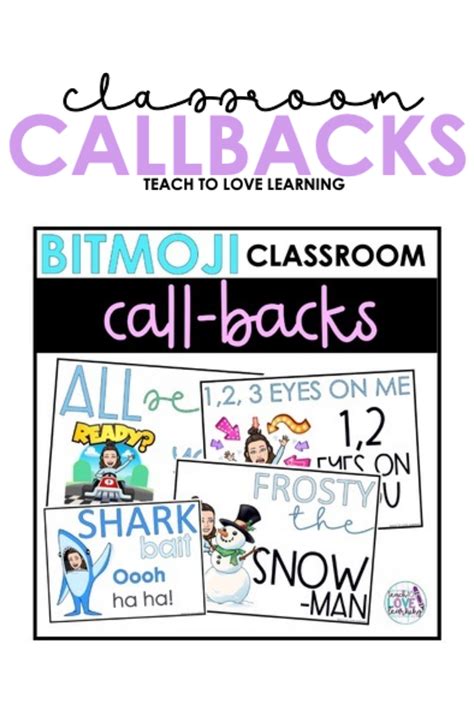 Class Call Back Posters Digital And Printable Call Backs Call And
