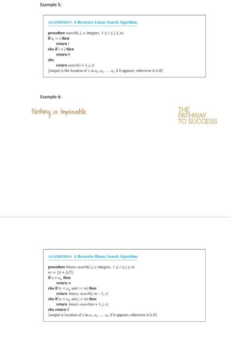 Solved 1 Write Matlab Codes For The Recursive Algorithms