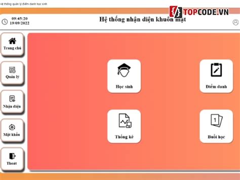 Phần Mềm điểm Danh Học Sinh Bằng Nhận Diện Khuôn Mặt Opencv Python Mysql Tkinter