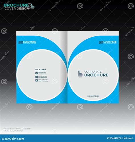 Vector Brochure Cover Design Stock Illustration Illustration Of Diagram Banner 254449875