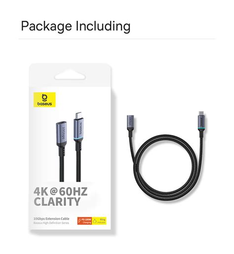 Baseus Gbps Extension Cable High Definition Series Baseus Official Store