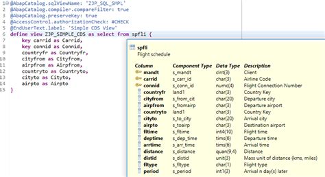 Exploring ABAP On HANA 4 Extend A CDS View Discovering ABAP