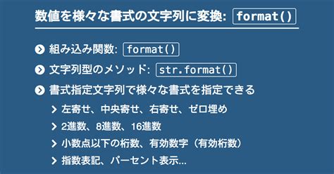 Python formatで書式変換 埋め指数表記 進数など note nkmk me