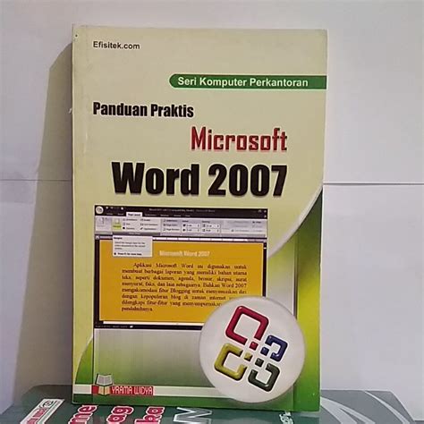 Jual Buku Panduan Praktis Microsoftword Seri Komputer Perkantoran Shopee Indonesia