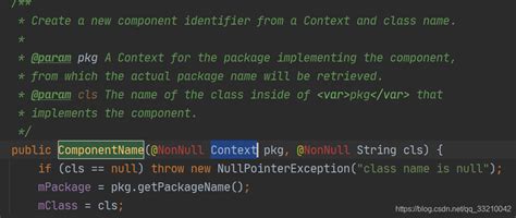 android intent的 component 使用 tcomponent csdn博客