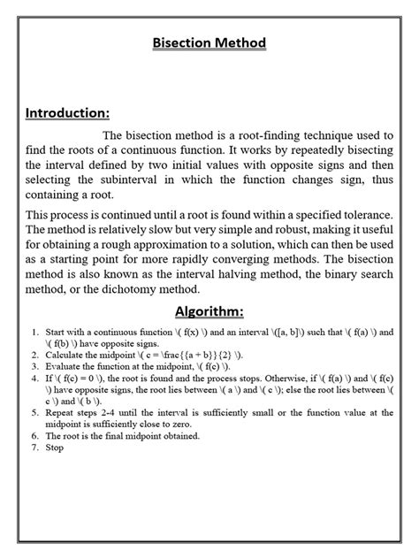 Numerical Methods Lab Report Pdf Numerical Analysis Mathematical