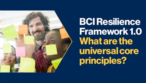 Bci Resilience Framework 1 0 What Are The Universal Core Principles Bci