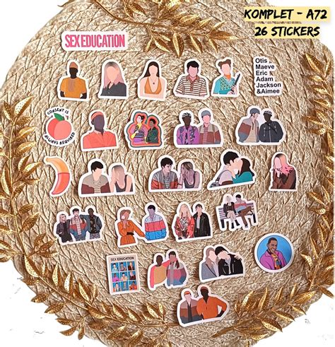 Sex Education 135 Stickers Synthetic Paper Etsy