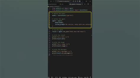 Create An Ai Agent With Pydanticai In Minutes Tutorial Howto