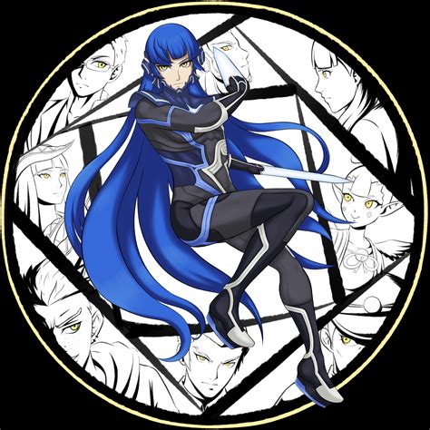 Protagonist Amanozako And Aogami Shin Megami Tensei And 1 More