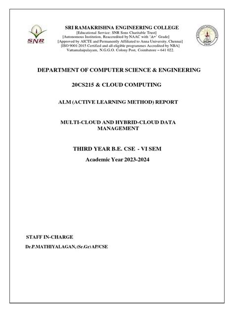 Data Management In Multi And Hybrid Cloud Pdf Cloud Computing Scalability