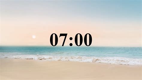 7 Minutes Timer Silent Alarm Without Music Youtube