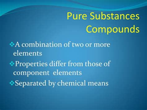 PPT Pure Substances Elements PowerPoint Presentation Free Download ID
