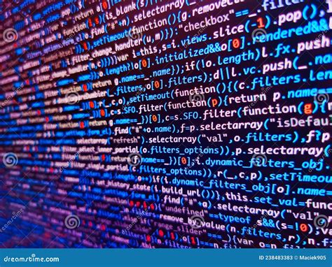 Lines Of Html Code Visible Programmer Typing New Lines Of Html Code Html Code On Lcd Screen