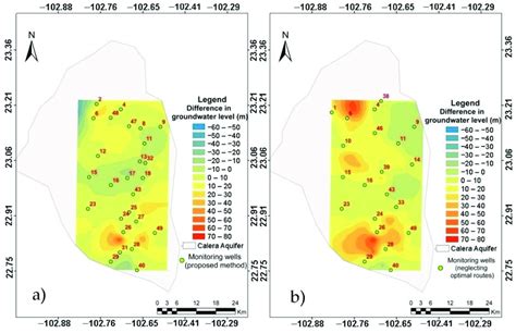 Differences Between The Groundwater Level Estimates Using The Complete Download Scientific
