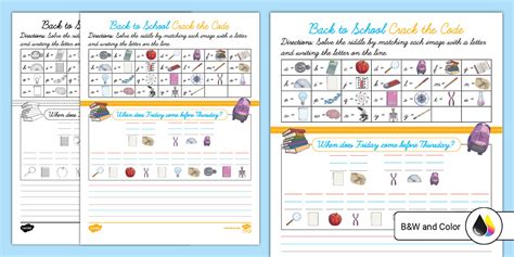 Back To School Cursive Crack The Code Teacher Made