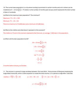 Graphing Trig Functions Review Guide Graphing Inverses Applications HW