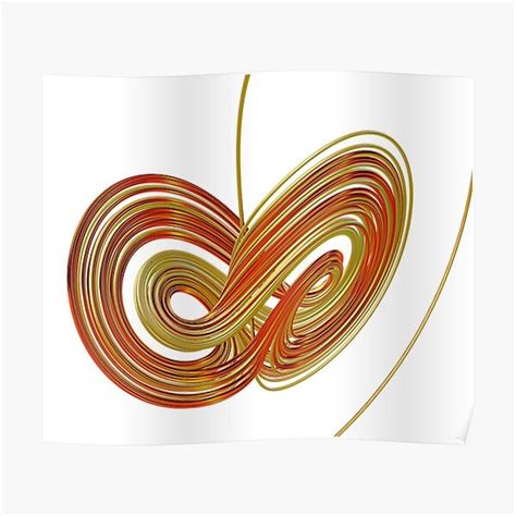 Chaos Theory Butterfly Effect Finance Attractor 2 Premium Matte Vertical Poster Sold By