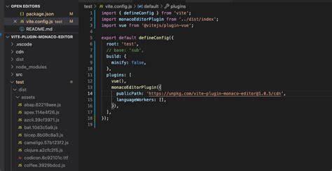 Languageworkers [] Does Not Work · Issue 13 · Vdesjs Vite Plugin Monaco Editor · Github