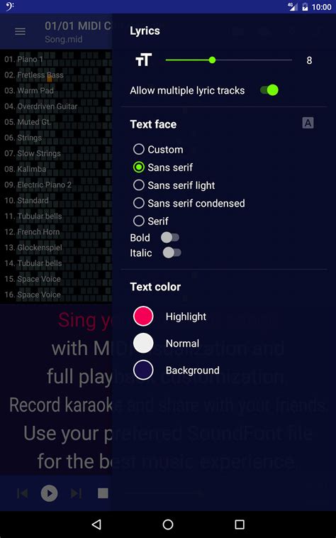 Midi Clef Karaoke Player For Android Download