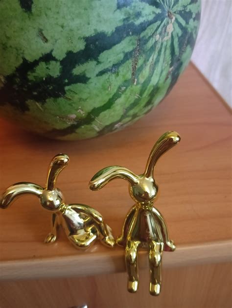 Статуэтка в дом декор для интерьера фигурка зайчик кролик серебренный 2 шт купить на Ozon по