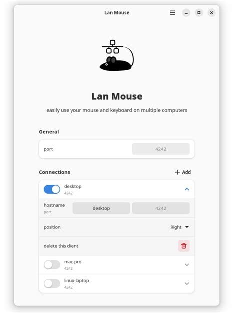 Lan Mouse Open Source Cross Platform Mouse And Keyboard Sharing